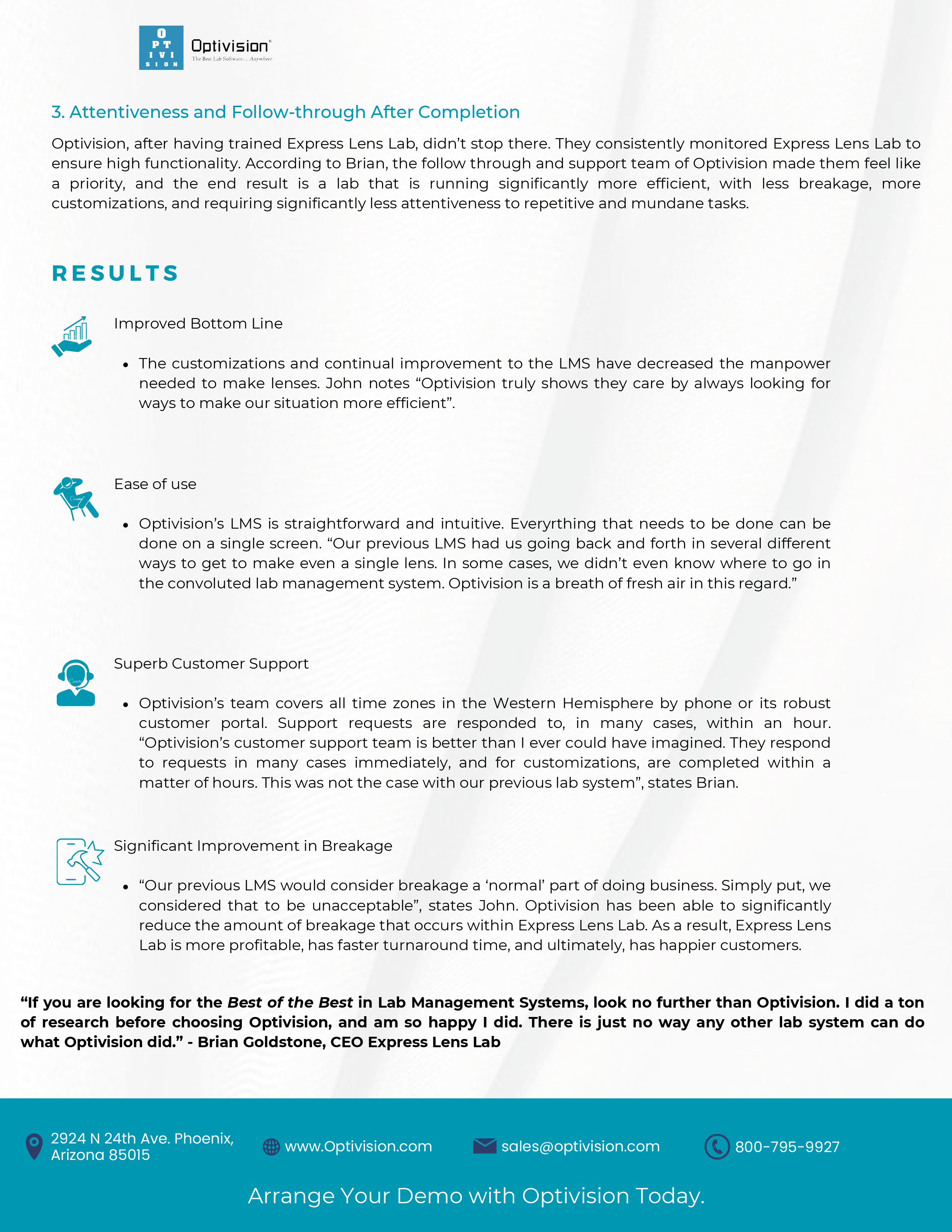 Testimonial – Optivision Inc.